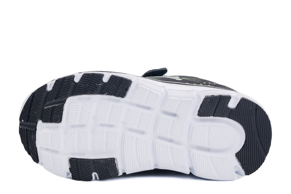 Кроссовки для мальчика Котофей 344119-72 (черный+зеленый/мембрана ...